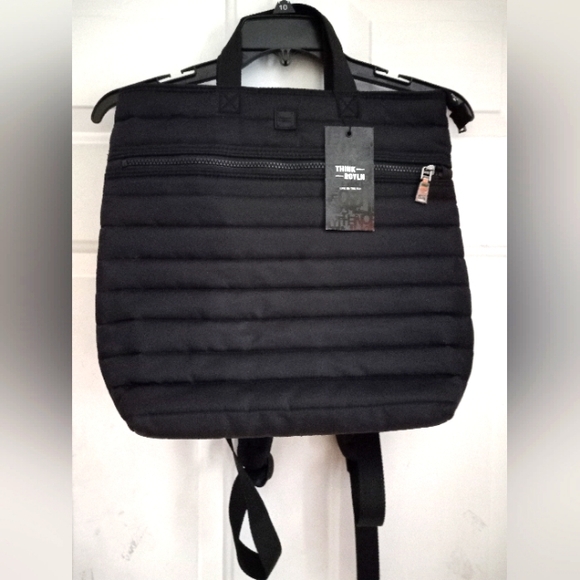 THINK ROYLN | Bags | Nwt Think Royln Black Puffer Mini Backpack | Poshmark